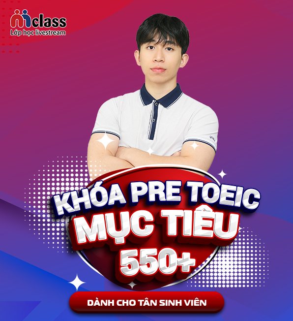 Pre TOEIC dành cho tân sinh viên 0 - 250 ( Khóa tặng ) - MGURU