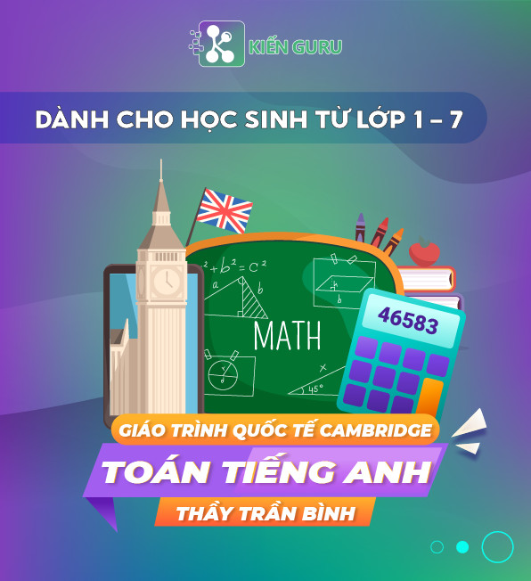 TOÁN TIẾNG ANH - MGURU